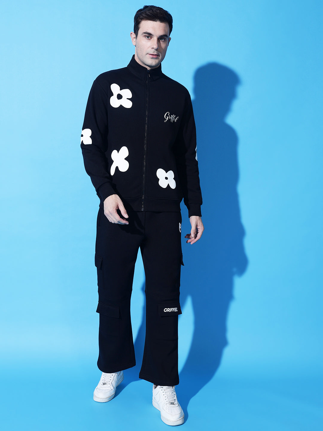 FLOWER Print Zipper Tracksuit 🌸 – griffel